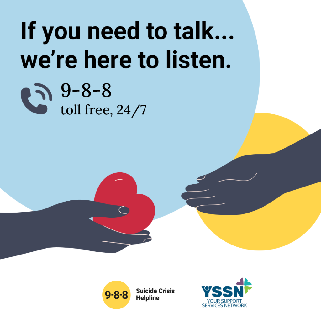 Your Support Services Network joins the 9-8-8 network - Your Support ...